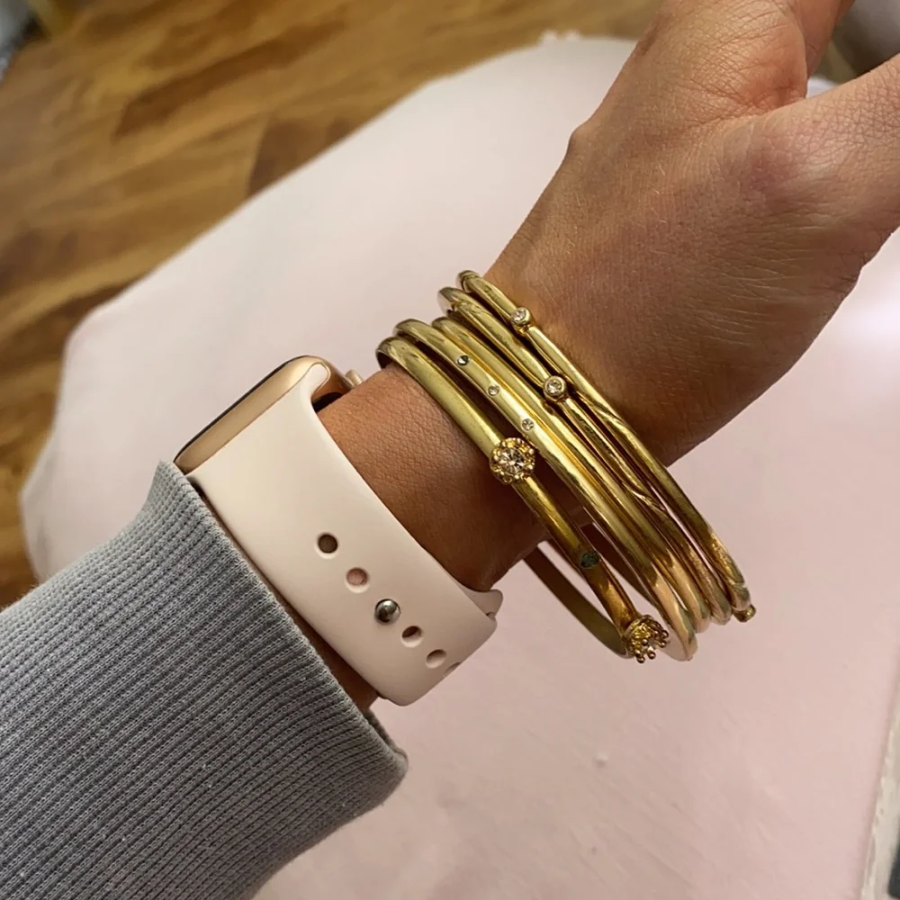 Banana Republic | Jewelry | Banana Republic Gold Stackable Bangle ...